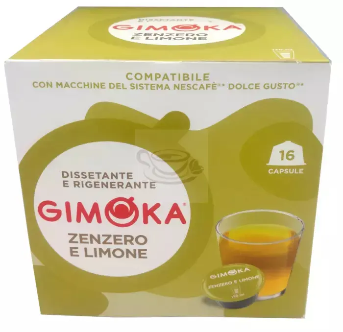 GIMOKA Kapsule za kafu za Dolce GustoZenzero E Limone, 16 komada