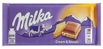 Milka Čokolada sa biskvitom, 100g