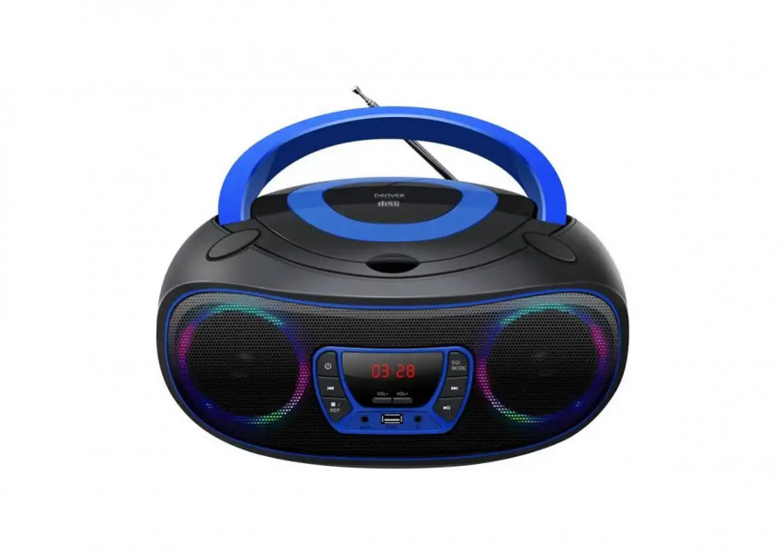 Radio CD Player Denver TCU-212 plavi bluetooth/USB