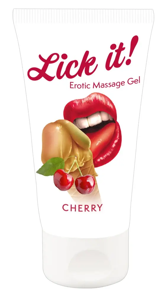 Lick It Erotsko masažno ulje, Aroma Višnja, 50ml