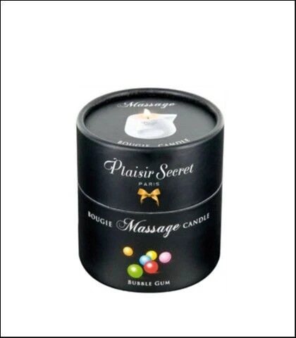 Plaisir Secret Masažna sveća Bubble Gum, 80ml