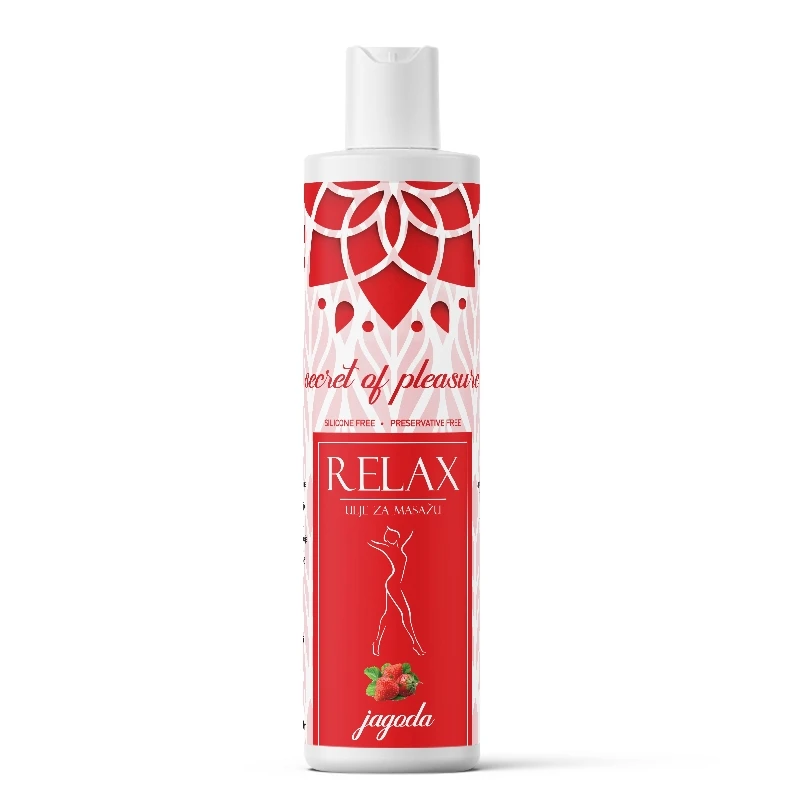 RELAX Ulje za masažu Jagoda, 200ml