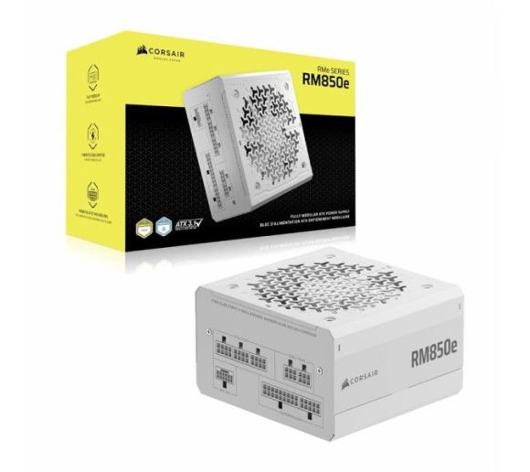 Corsair - Napajanje 850W Corsair RM850e 80+ Gold Fully Modular White, CP-9020293-EU