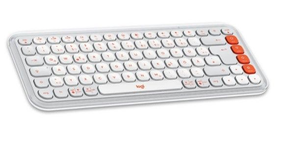 Logitech - Logitech POP Icon Keys - Off White, US