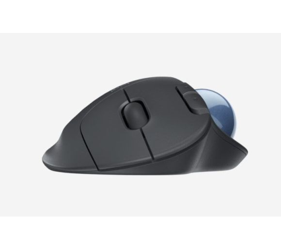 Logitech - Logitech Ergo M575s Wireless Trackball Mouse, Graphite Blue Ball
