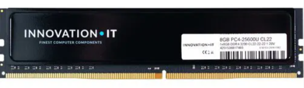 RAM DIMM DDR4 8GB 3200MHZ INNOVATION IT CL16 1.35V