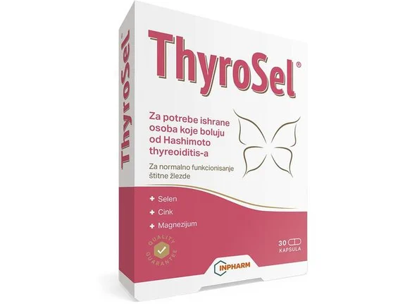 Inpharm ThyroSel za štitnu žlezdu - 30 kapsula