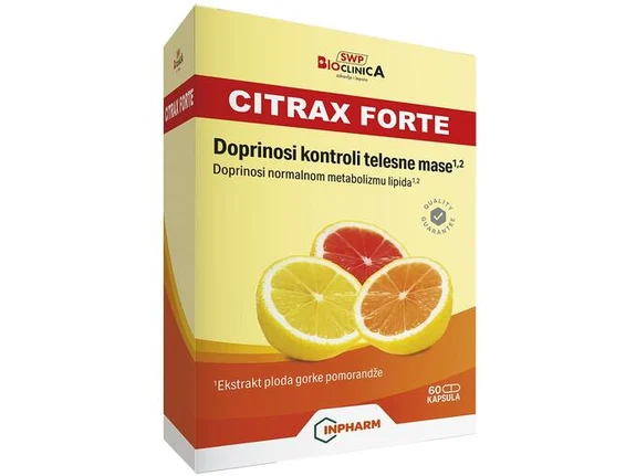 Bioclinica Citrax Forte za mršavljenje - 60 kapsula