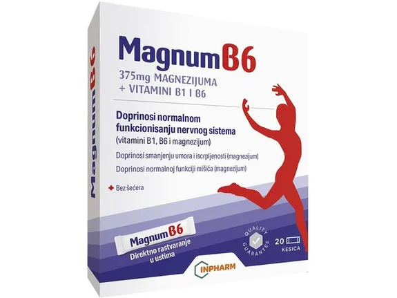 Inpharm Magnum B6 magnezijum - 20 kesica