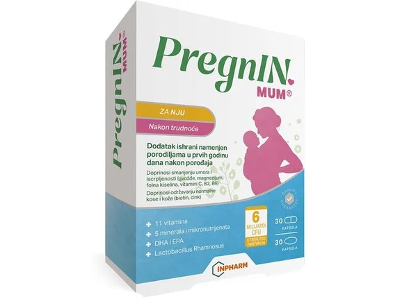 Inpharm PregnIN Mum nakon trudnoće - 30 + 30 kapsula