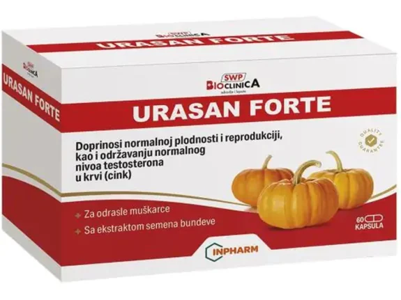 Bioclinica Urasan Forte kod problema sa prostatom - 60 kapsula