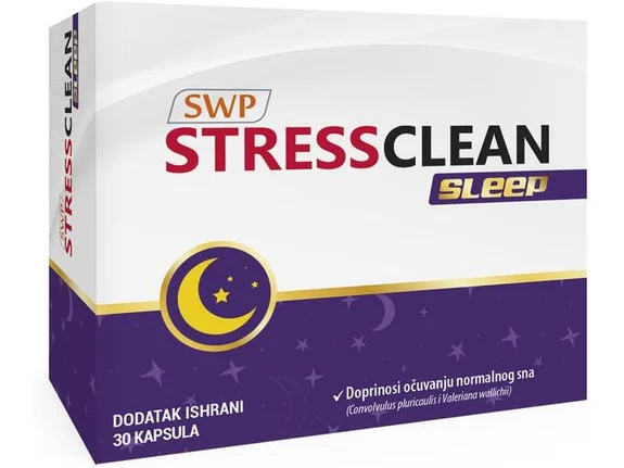 Sun Wave Pharma Stressclean Sleep za miran san - 30 kapsula