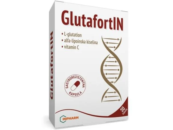 Inpharm GlutafortIN glutation - 30 kapsula