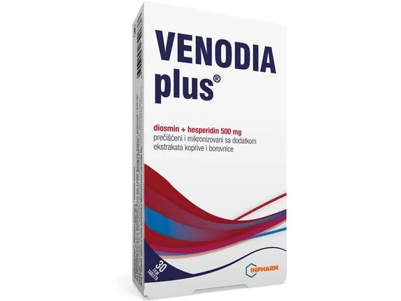 Inpharm Venodia Plus kod problema sa cirkulacijom - 30 film tableta