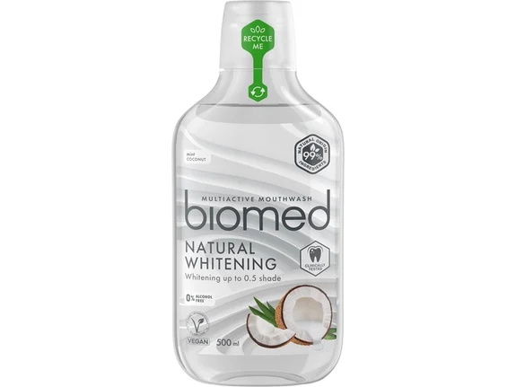 Biomed Tečnost za ispiranje usta Natural Whitening 500ml