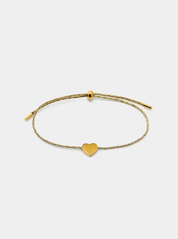 ADJUSTABLE BRACELET WITH HEART