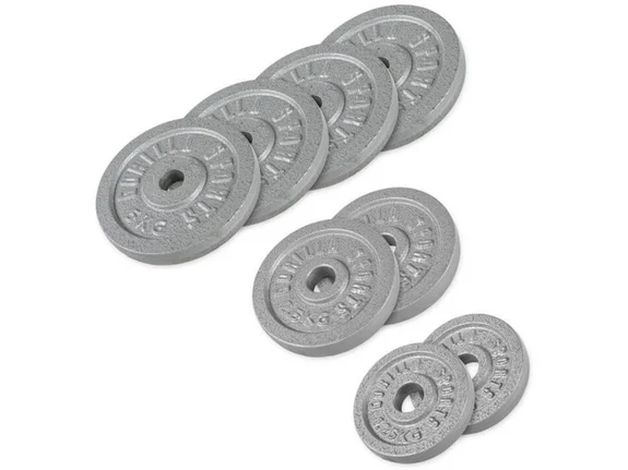 GORILLA SPORTS Set tegova od livenog gvožđa 27,5 kg