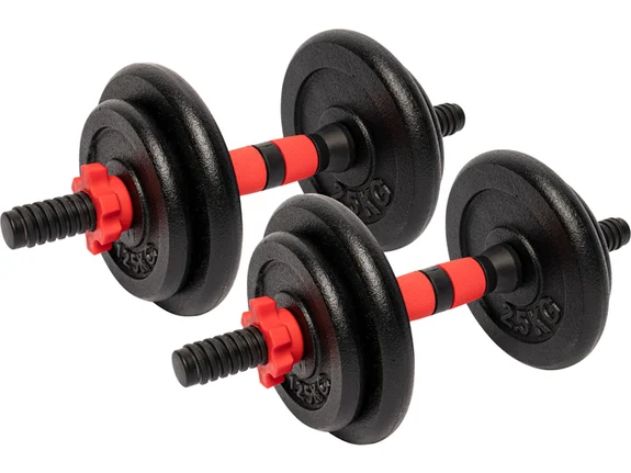 GORILLA SPORTS Set od 2 podesive bučice od livenog gvožđa 25 mm (15 kg)
Trening snage nikad nije bio lakši zahvaljujući Gorilla Sports bučicama
Trening snage nikad nije bio lakši zahvaljujući Go...