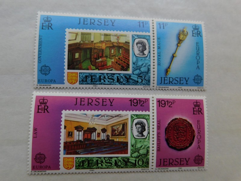 JERSEY EUROPA 1983 KOMPLET ČISTA SERIJA