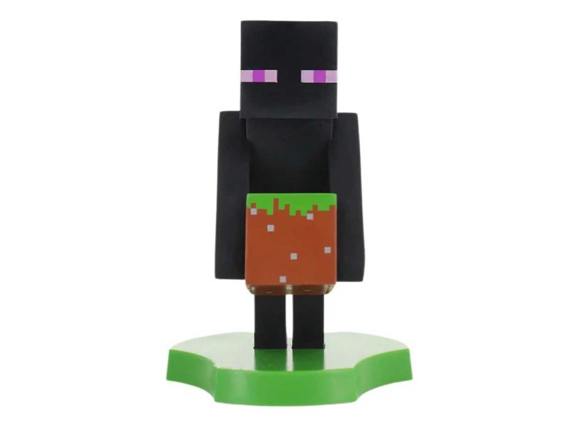 EXQUISITE GAMING EXQUISITE GAMING MINECRAFT: ENDERMAN HOLDEMS, MINI CABLE GUYS PHONE STAND AND DEVICE HOLDER