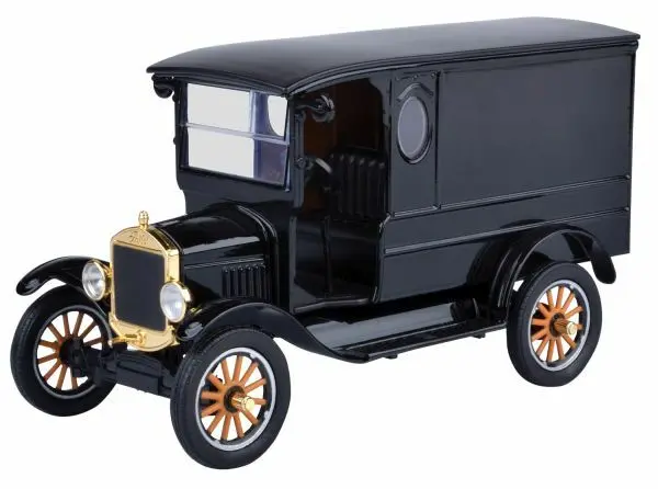 Motor Max Metalni model auta Ford model T Paddy Wagon 1925, 1:24, Crni