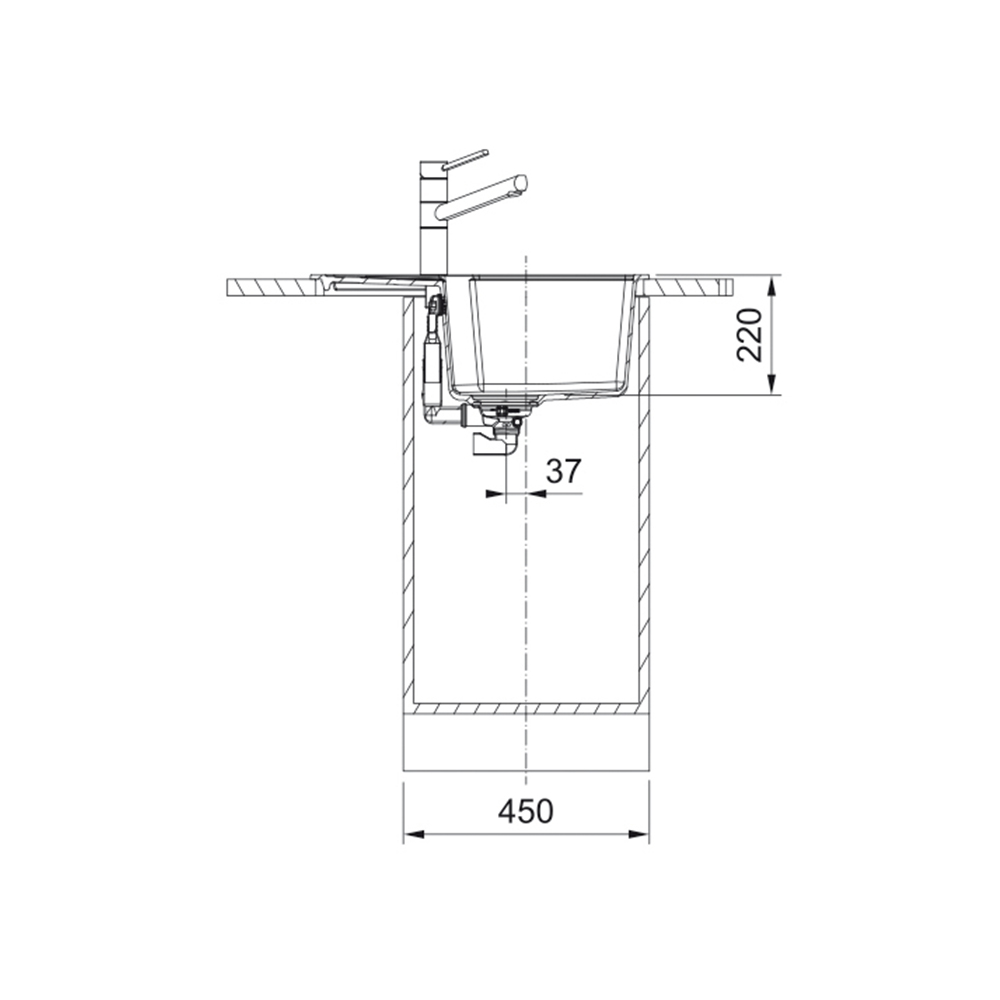 Franke sudopera UBG 611-62 A 114.0682.735