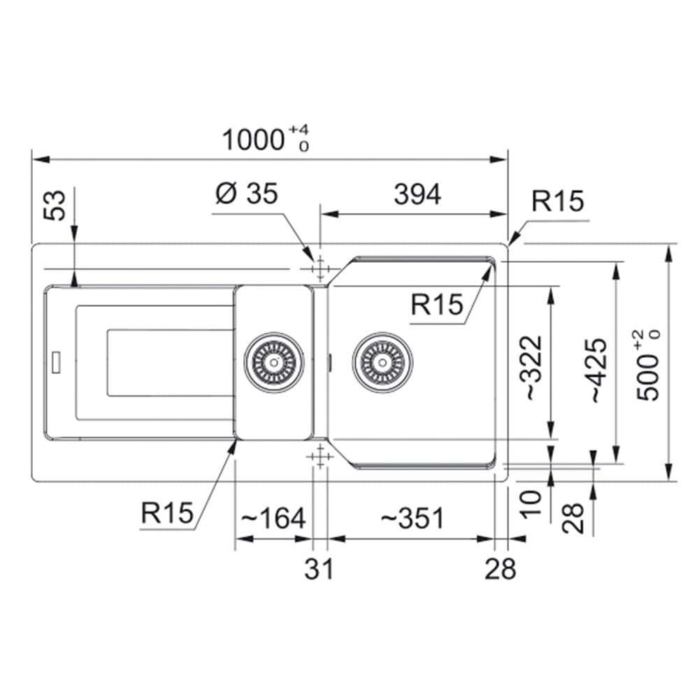 Franke sudopera UBG 651-100 114.0682.734