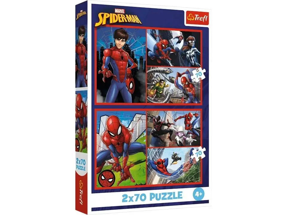 Trefl Slagalica Spiderman, 2 komada 140 delova