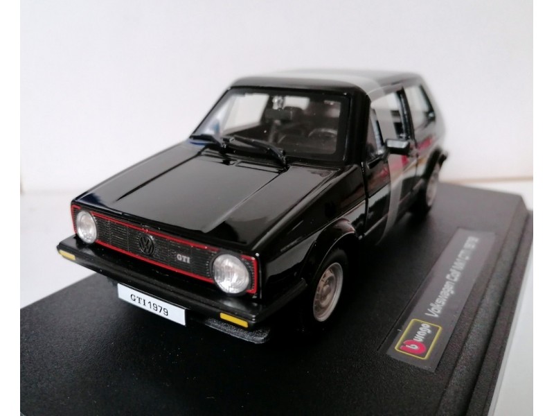 1:24 Burago VW Volkswagen Golf Mk 1 GTI (1979)