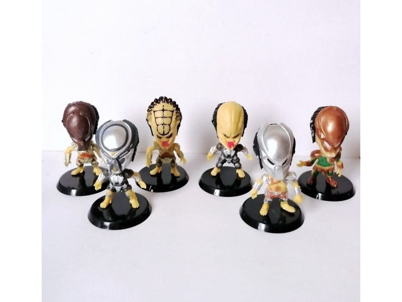 Predator set 6x figura, 8 cm