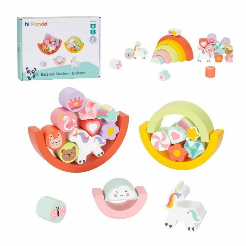 Tooky Toy Igra za bebe Balance Unicorn HP079, 21 deo