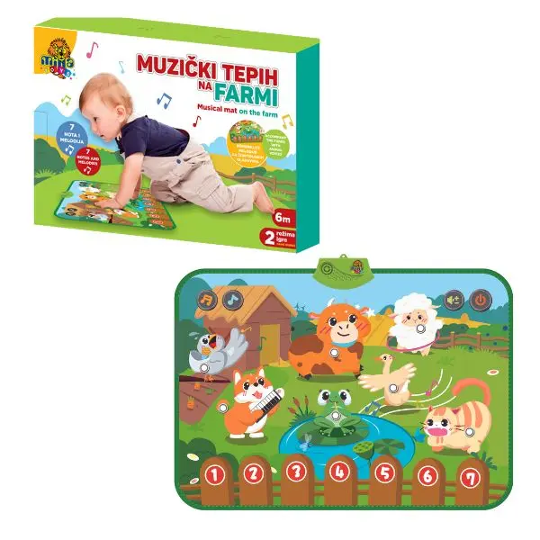 Milla Toys Muzički tepih na farmi