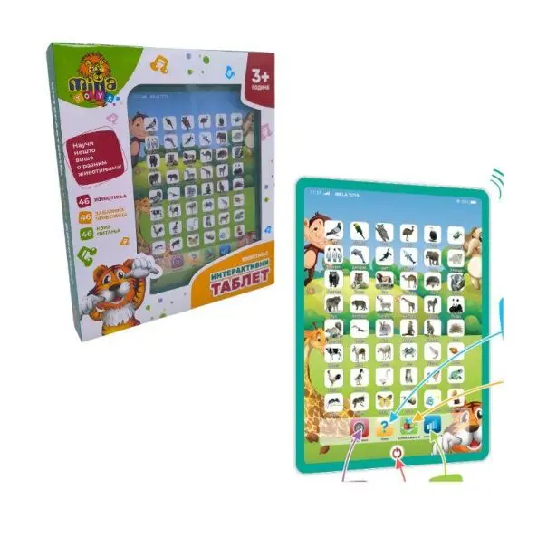 Milla Toys Interaktivni tablet Životinje