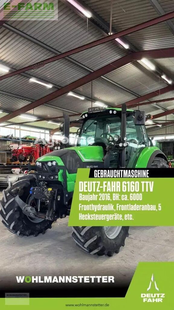 Deutz-Fahr 6160 ttv agrotron TTV traktor točkaš