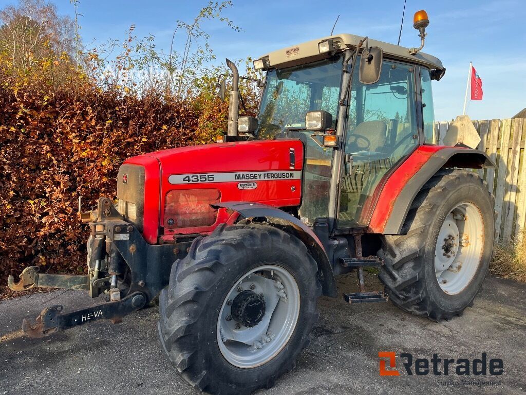 Prodaje se Massey Ferguson MF 4355 4WD med HEVA frontlift traktor točkaš na aukciji