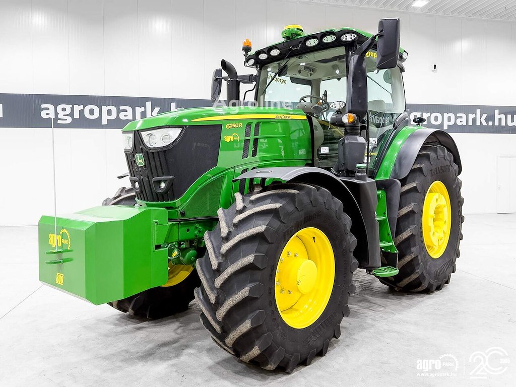 John Deere 6250R AutoPowr IVT 50 km/h, axle suspension, cab suspension, SF7 traktor točkaš