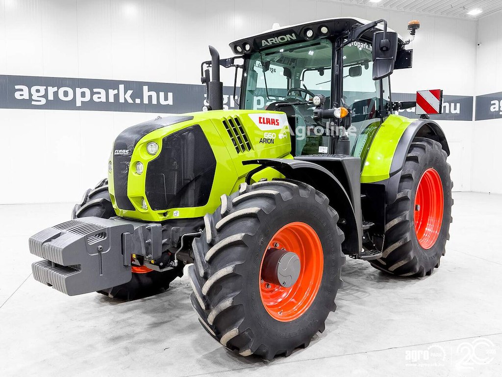 Claas Arion 660 CMATIC 50 km/h, axle suspension, cab suspension, air b traktor točkaš