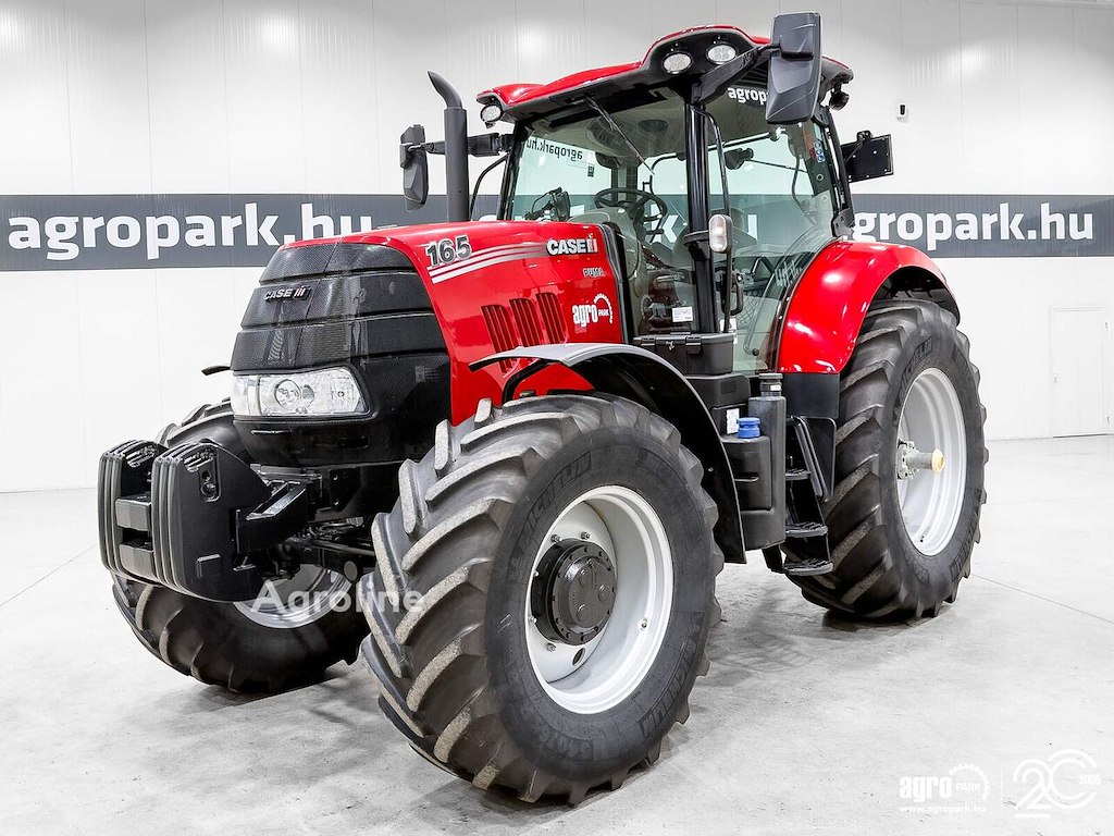 Case IH Puma 165 tractor, 19/6 Powershift 50 km/h, front axle susp., cab traktor točkaš