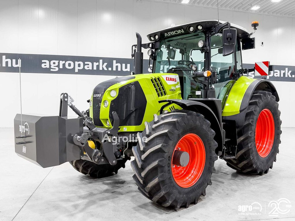Claas Arion 550 Hexashift Eco, front axle and cab susp., S10 RTK GPS traktor točkaš