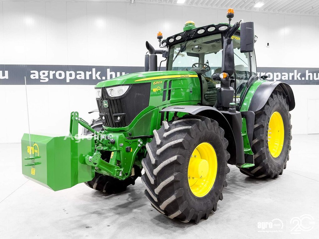 John Deere 6250R AutoPowr IVT 50 km/h, axle suspension, cab suspension, SF3 traktor točkaš