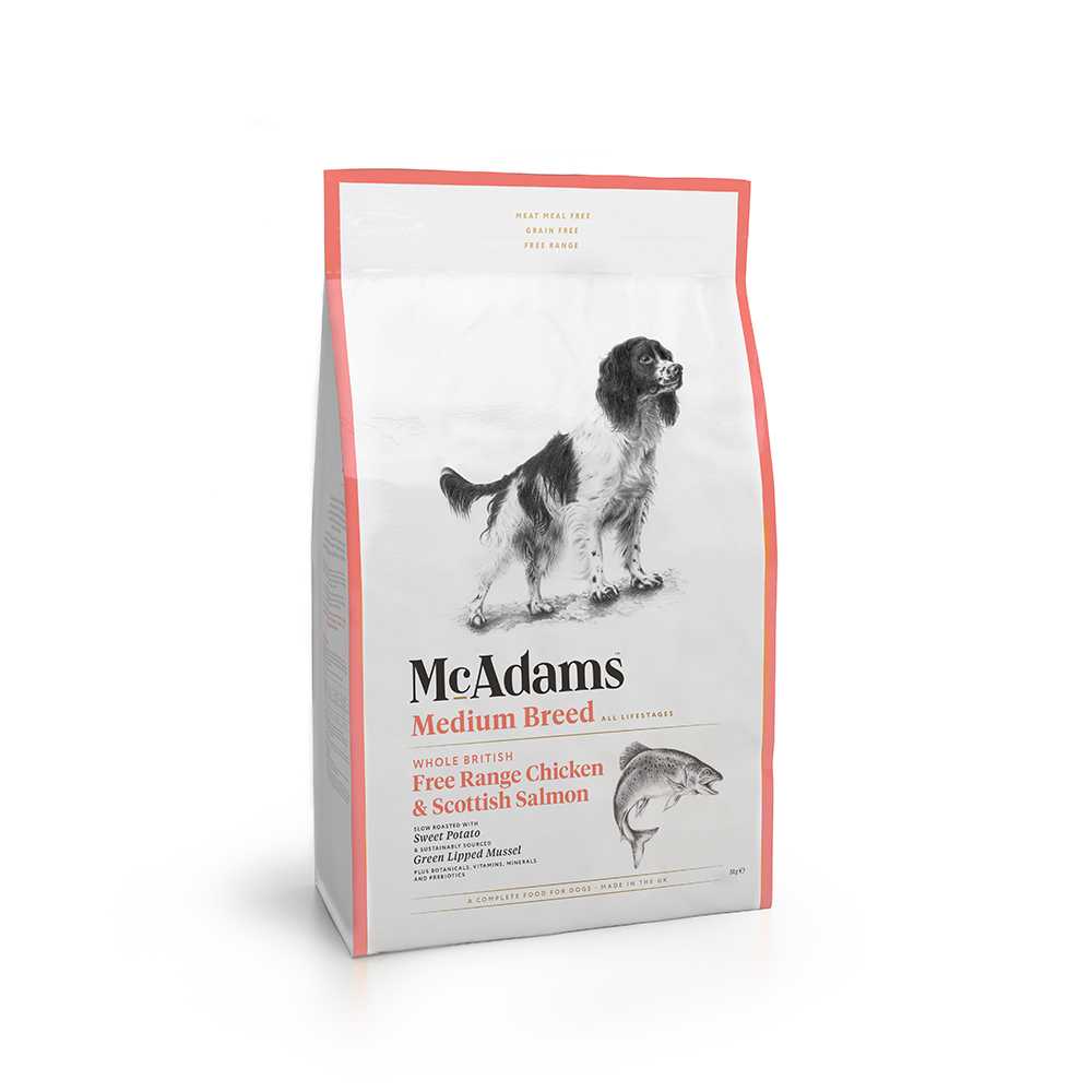 Mc Adams hrana za pse Medium breeds - Free range chicken & Salmon 10kg
