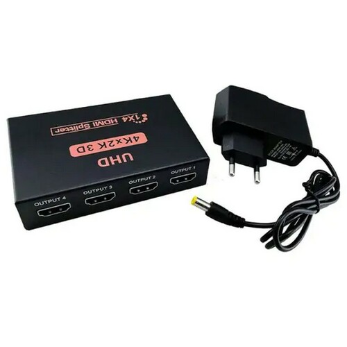 E-GREEN 2.0 HDMI spliter 1x in - 4x out 4K x 2K Activ