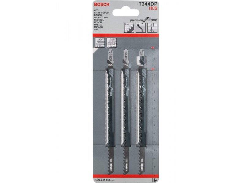 BOSCH LIST UBODNE TESTERE PRECISION FOR WOOD T 344 DP 152 X 4 MM(2608633A32)