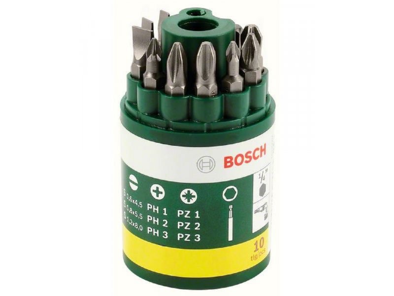 BOSCH 10-DELNI SET BITOVA ODVRTAČA 2607019452