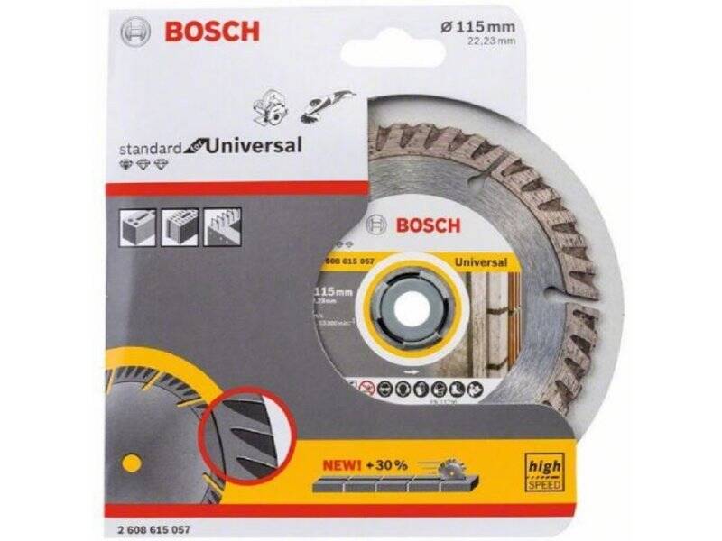 BOSCH DIJAMANTSKA REZNA PLOČA STANDARD FOR UNIVERSAL 115 X 22.23