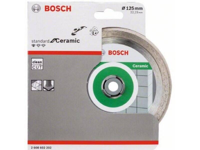 BOSCH DIJAMANTSKA REZNA PLOČA STANDARD FOR CERAMIC 125 X 22.23 X 7 MM