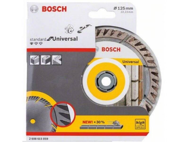 BOSCH DIJAMANTSKA REZNA PLOČA STANDARD FOR UNIVERSAL 125 X 22.23