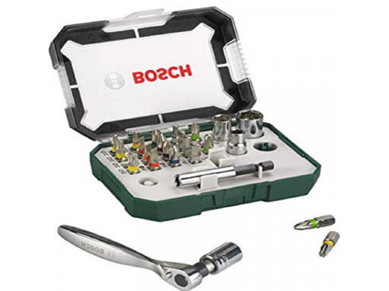 BOSCH ZELENI ALAT 26-DELNI SET BITOVA SA RAŠPOM 2607017322