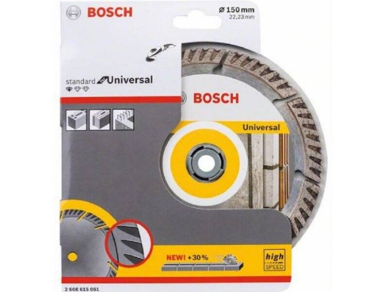 BOSCH DIJAMANTSKA REZNA PLOČA STANDARD FOR UNIVERSAL 150 X 22.23