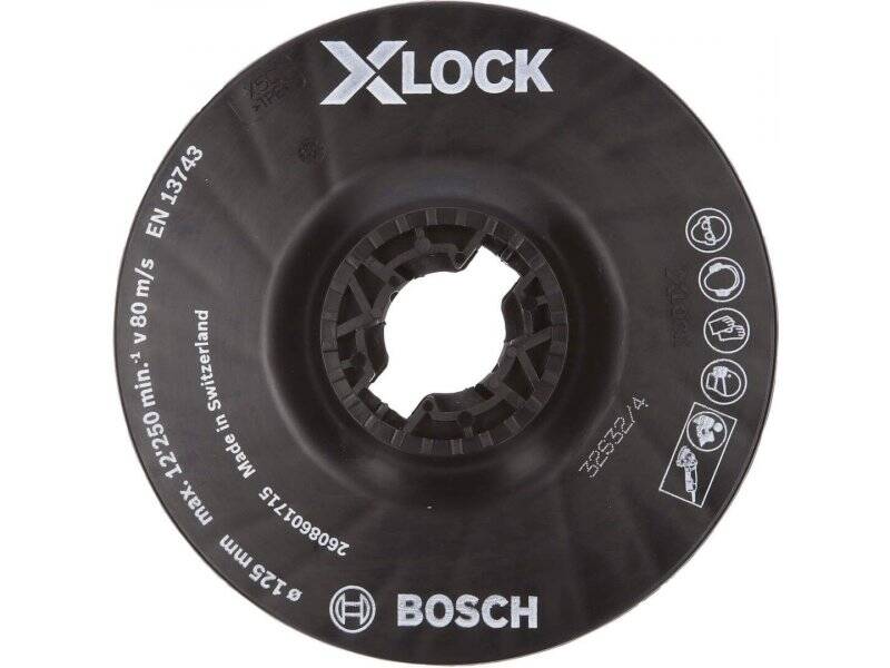 BOSCH X-LOCK POTPORNI TANJIR 125 MM, SREDNJI – 2608601715